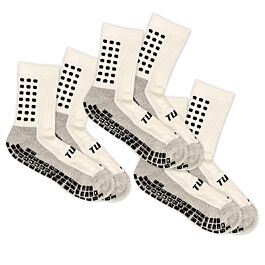 Tuff Grip Socks 3-Pack - White | Teamsports